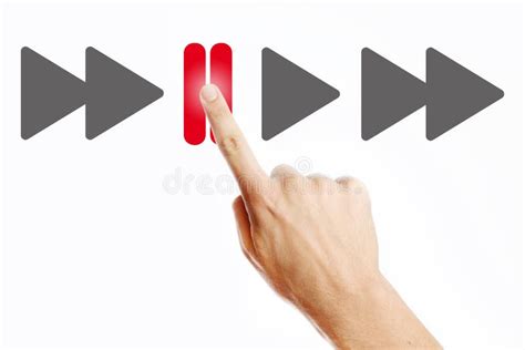 Pause Stock Image Image Of Button Player Party Multimedia 46916953