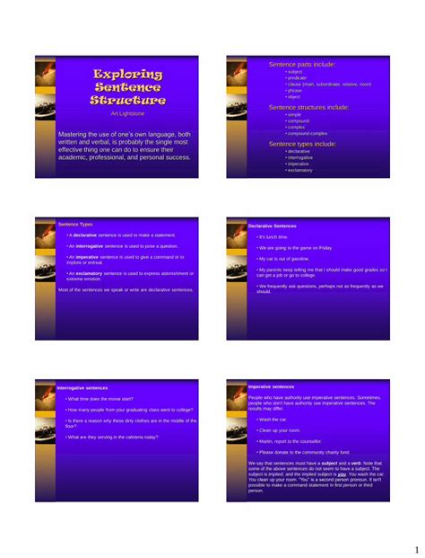 Pdf Exploring Sentence Structure Dokumen Tips