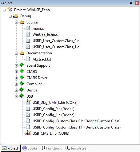 USB Component Custom USB Device WinUSB Echo