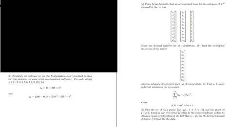 Solved 3 Students Are Welcome To Use The Mathematica Code Chegg