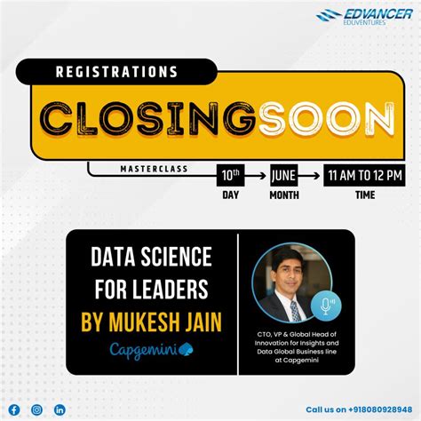 edvancer on linkedin lastdaytoregister datasciencemasterclass
