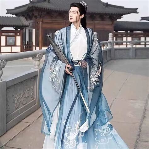 Hanfu Men Chinese Traditional Cosplay Costume Ancient Hanfu Sets Male