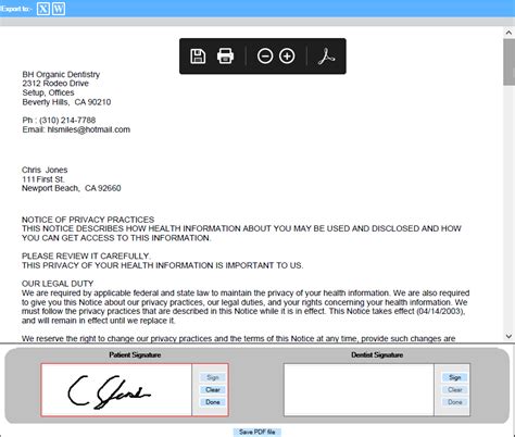 I Need To Generate The Hipaa Agreement For A Patient How Do I Generate