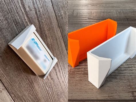 E Zpass Holder For New E Zpass Toll Transponder Holder Slick Design Orange White And More Etsy