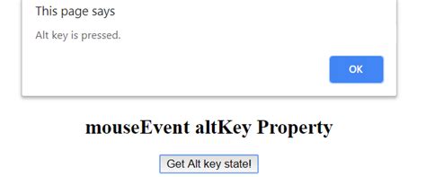 JavaScript Propiedad MouseEvent AltKey Barcelona Geeks