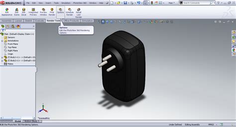 Tutorial Rendering Part Models In Solidworks Grabcad