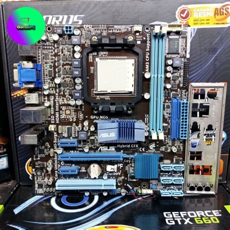 Jual Motherboard AMD Asus Socket AM3 Slot Memory RAM DDr3 MINUS Onboard Sound Error Shopee