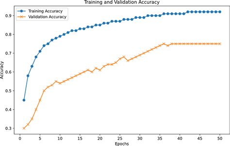 training and validation accuracy download scientific diagram