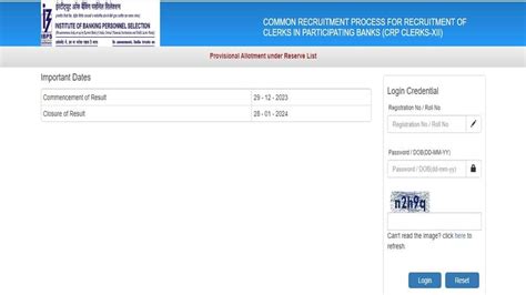 Ibps Clerk Result 2023 Provisional Allotment List Out At Check Direct Link Here