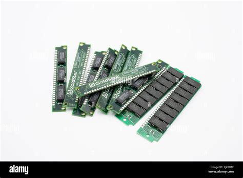Old Computer Ram Memory Modules Stock Photo Alamy