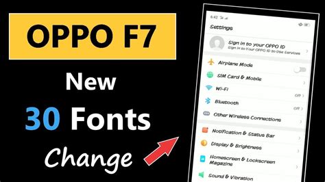 How To Change Font In Oppo F Oppo F New Fonts YouTube