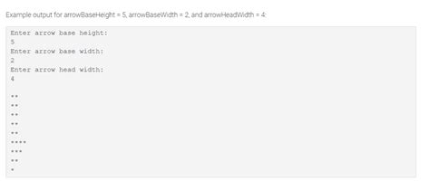 solved this program outputs a downwards facing arrow