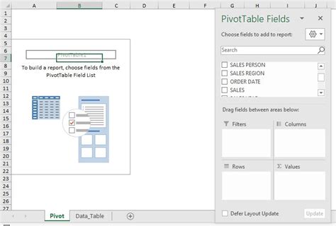Clear Filters And Clear Pivot Myexcelonline