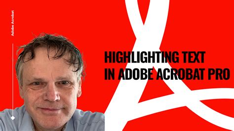 Highlighting Text In Adobe Acrobat Pro By Benard Kemp Coach And