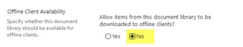 Sharepoint Online How To Disable The Sync Button In A Document
