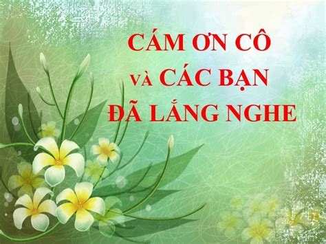 Bộ Sưu Tập Hình ảnh Cảm ơn đã Lắng Nghe đẹp