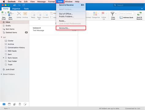Open A Shared Mailbox In Outlook 2016 For Mac Information Services