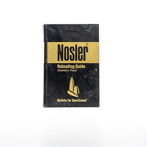 Nosler Reloading Manual 4th Edition Duck Creek Sporting Goods