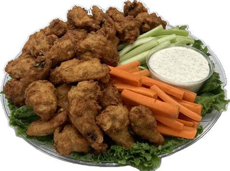 Fried Wing Ding Platter Miles Farmers Market