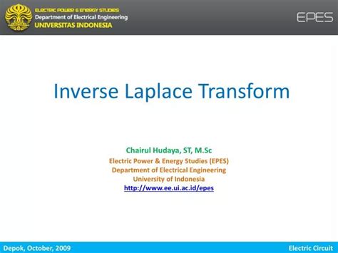 Ppt Inverse Laplace Transform Powerpoint Presentation Free Download Id 4068695