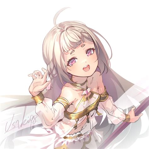ヒメオドリコソウちゃん1h15m 薄稀のイラスト