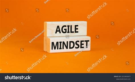 Agile Mindset Symbol Concept Words Agile Stock Photo Shutterstock