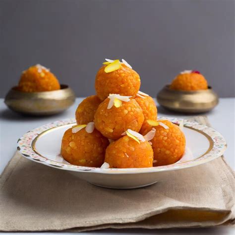 Premium Photo Motichoor Laddu