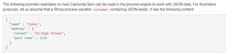 modeler rest api how to send deep json request to start process