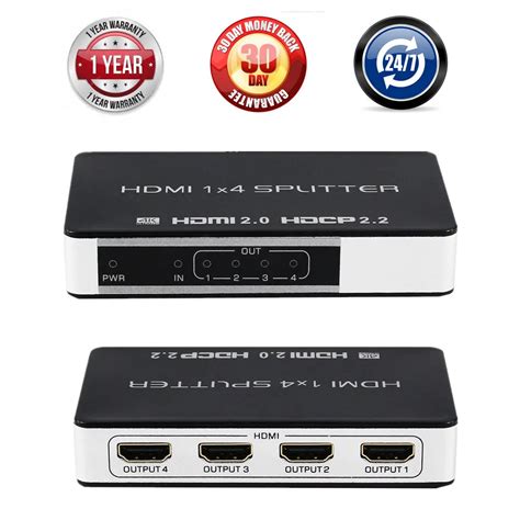 1 Input 4 Or 8 Output 1x4 1x8 HDMI Splitter Switcher Support HDMI 2 0 HDCP 2 2 4K HDMI Splitter