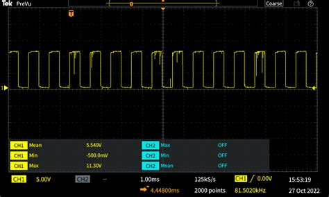 Signal Why Is My PWM Unstable And Doesn T Reach Electrical Engineering Stack Exchange