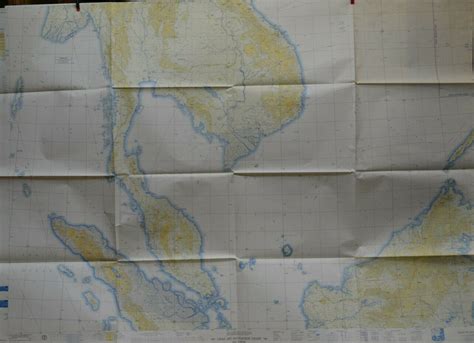 Sectional Us Air Force Jet Navigation Chart Gulf Of Siam Jn 54 Vg Cond 4585134691