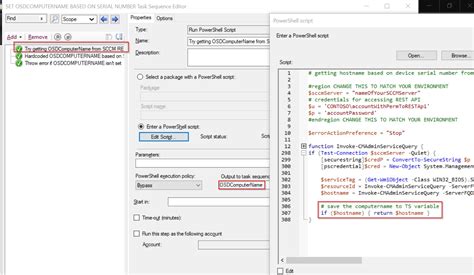 Set Computer Name In Sccm Task Sequence By Identifying The Computer By Its Serial Number