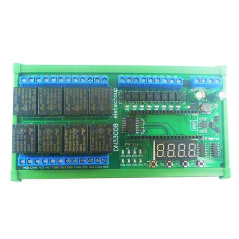 Dc 12v 24v 8ch Multifunction Delay Timer Rs485 Modbus Relay Module For