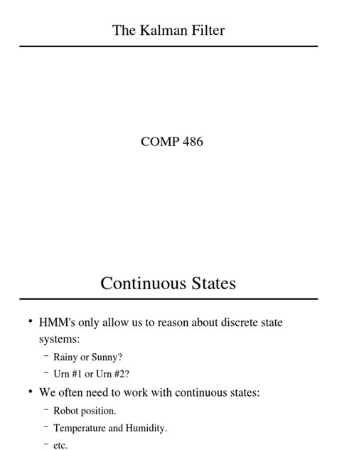 Kalman Pdf Kalman Filter Applied Mathematics