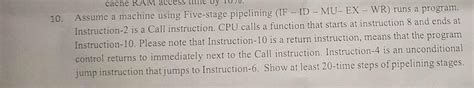 solved assume a machine using five stage pipelining if id