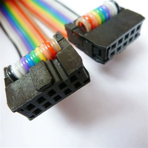 Tb160 Jtag Idc Isp Wire 2 5 To 10 1 Pin Cable Fc 10p 2 54mm For Logic Analyzer Cpld Usb