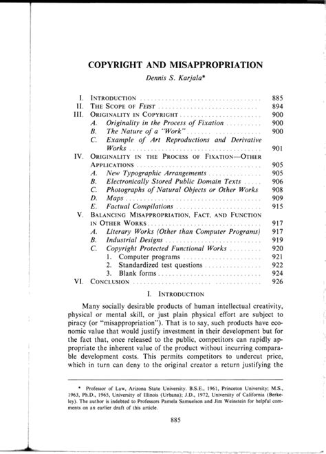 Pdf Copyright And Misappropriation