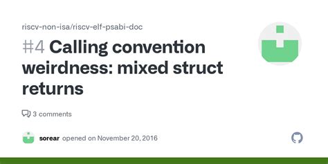 Calling Convention Weirdness Mixed Struct Returns · Issue 4 · Riscv Non Isariscv Elf Psabi