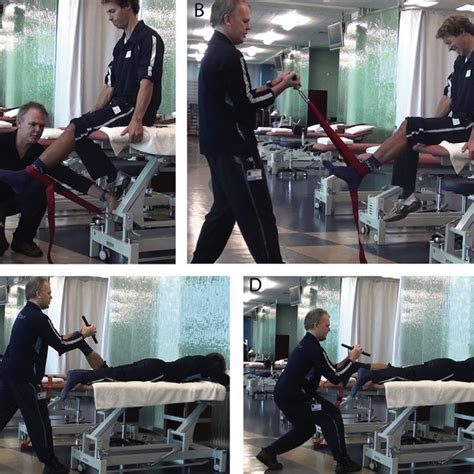 Hand Held Dynamometry Testing Setup A Isometric Knee Extension