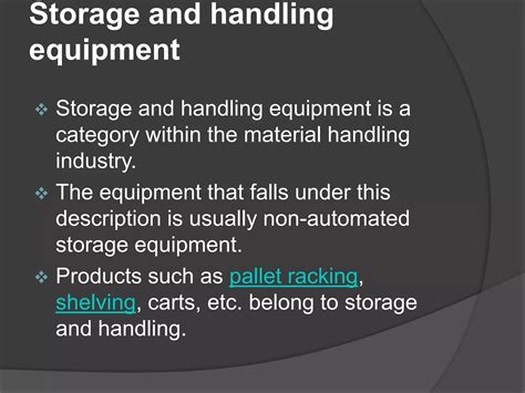 Material Handling Industry PPTX