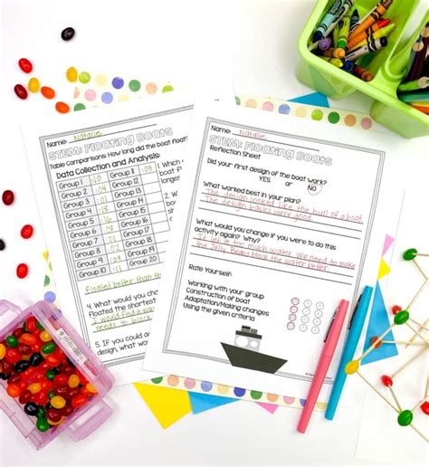 Spring Stem Activitiy Challenge Easter Stem Activities Peep Stem Activities