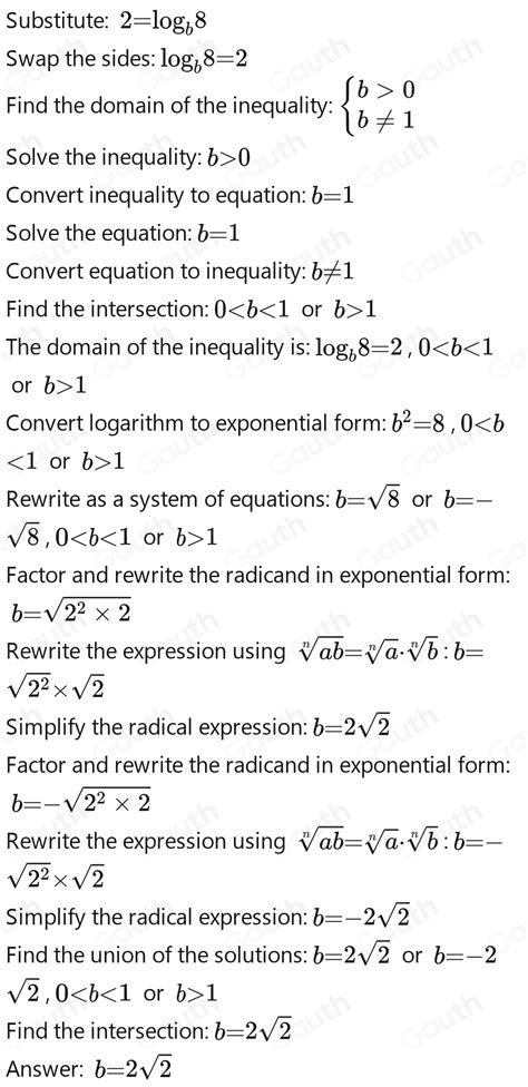 Solved If The Graph Of Y Log Bx Passes Through The Point The Value Of B Is Math