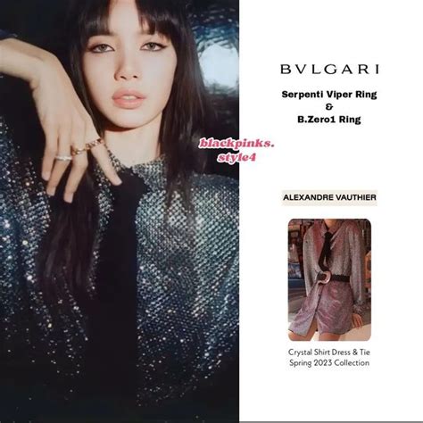 Blackpinks Style 🖤💖 On Instagram Lisa For Madamefigaro Mag X Bvlgari 2223 Blackpinklisa