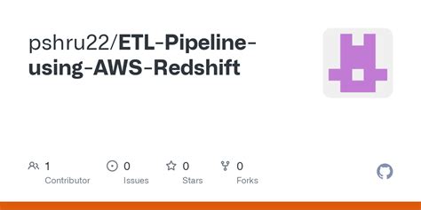 Github Pshru22etl Pipeline Using Aws Redshift