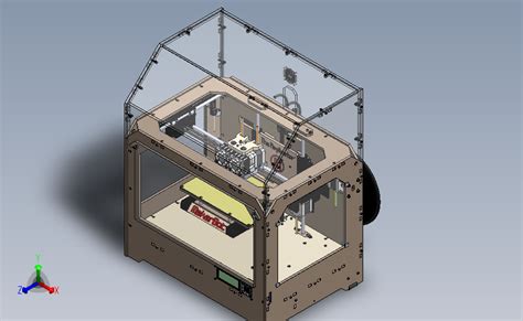S2 3d打印机详细设计图，solidworks 2011模型图纸下载 懒石网