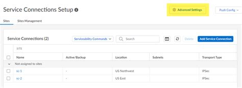 Configure A Service Connection In Prisma Access