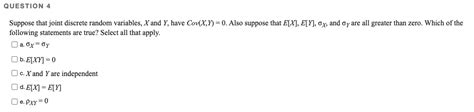 Solved Question 5 Consider Joint Continuous Random