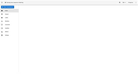 Sequence Labelling Project Shows Blank Annotation Screen Issue Doccano Doccano GitHub