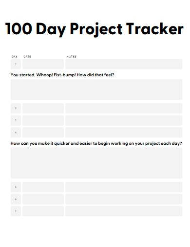 12 Project Tracker Examples To Download