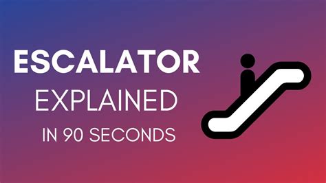 How Does An Escalator Work Explained In Seconds YouTube